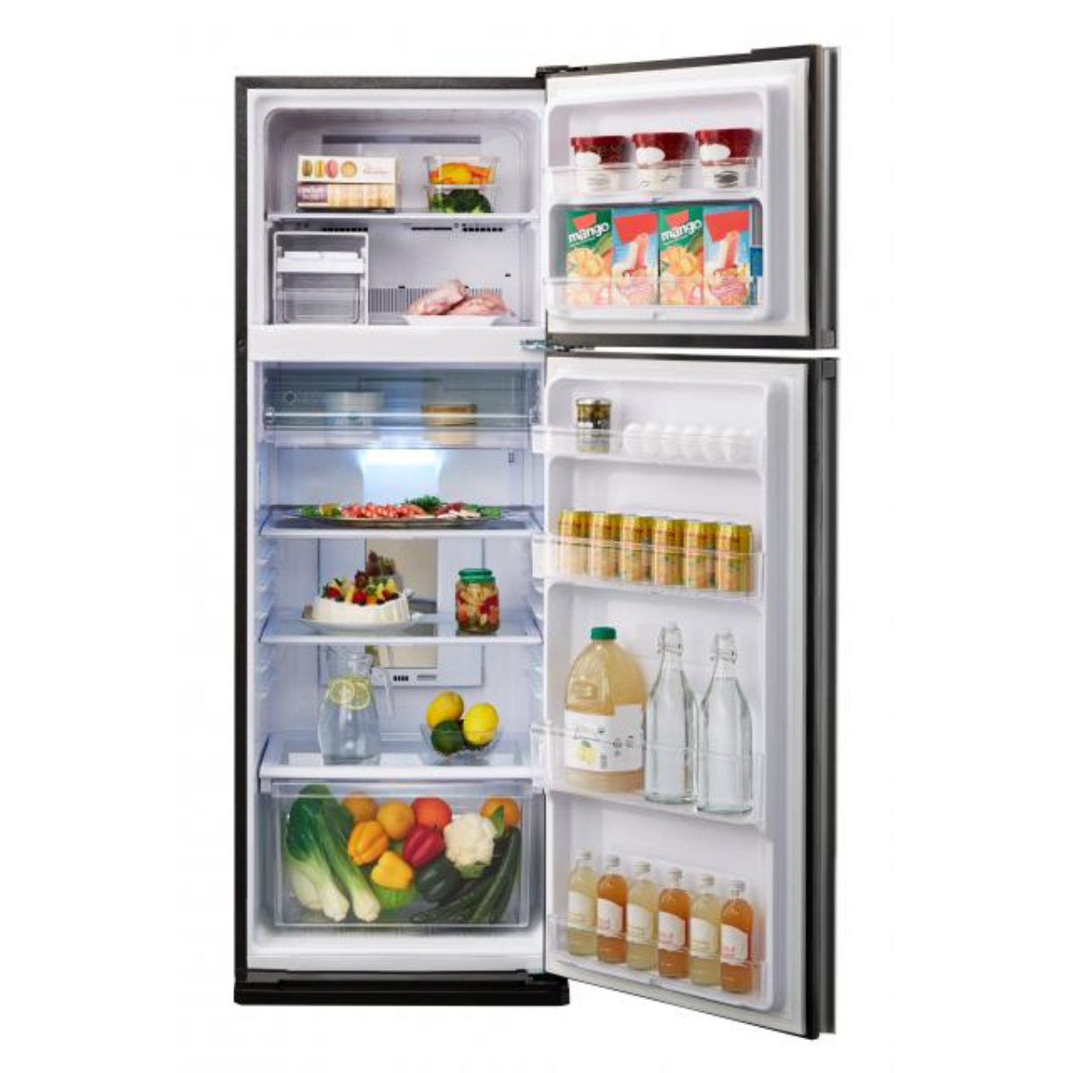 Sharp 394L 2 Door Refrigerator in Black – Fridge SG