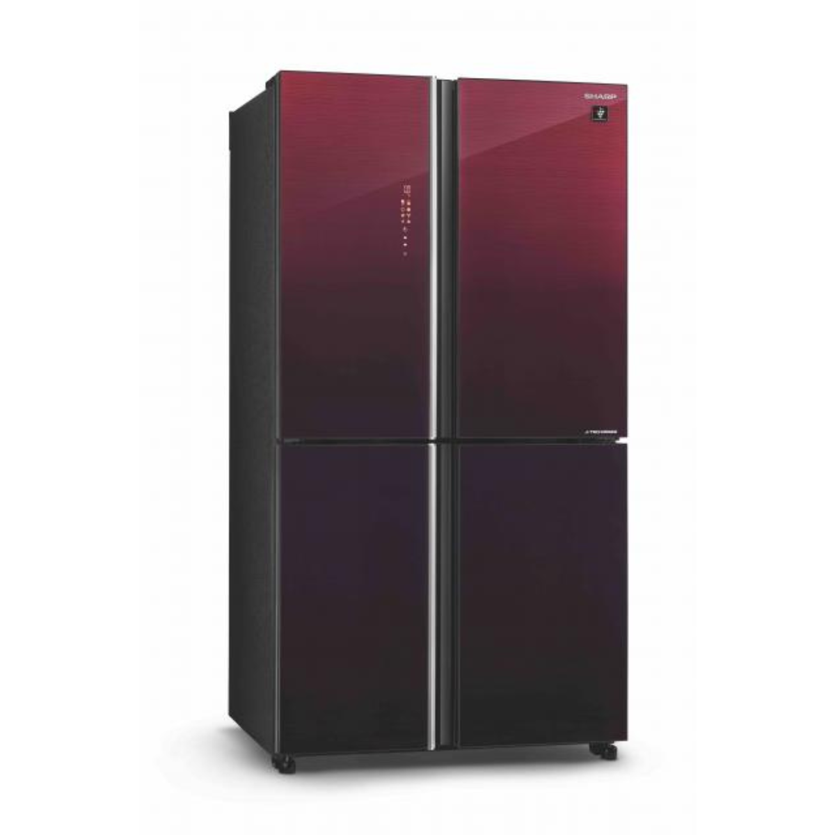 Sharp 567L Multi-Door Refrigerator Fridge in Dark Maroon – Fridge SG