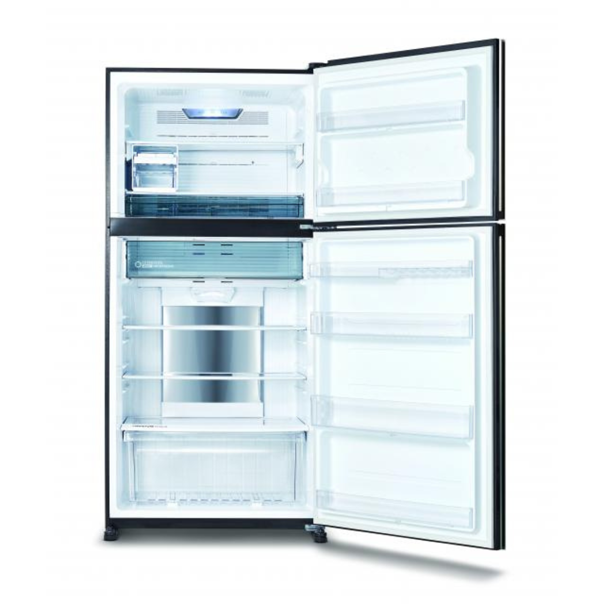 Sharp 600L 2 Door Refrigerator in Black – Fridge SG